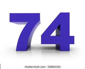 Number 74 스톡 일러스트 278151701 | Shutterstock