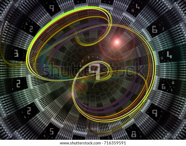 Number Domain Series Composition Math Symbols Stock Illustration ...