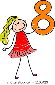Number Eight Stock Illustration 1108423 | Shutterstock