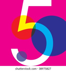 Number Five Symbol Design 스톡 일러스트 38975827 | Shutterstock