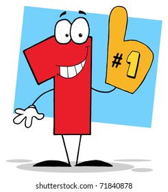 Friendly Number 4 Four Guy Text 库存插图 73327813 | Shutterstock