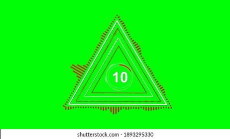 Number 4 Four Neon Timer Countdown Stock Illustration 2145749655 ...