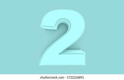 Number Two Isolated Number 3d Stock Illustration 1722226891 | Shutterstock