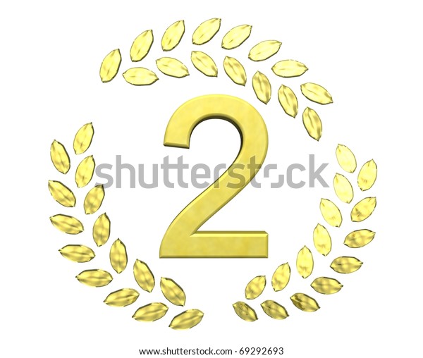 Number Two Laurel Wreath Stock Illustration 69292693 | Shutterstock