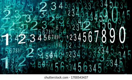 Numbering Pattern Texture Background Wallpaper Stock Illustration ...