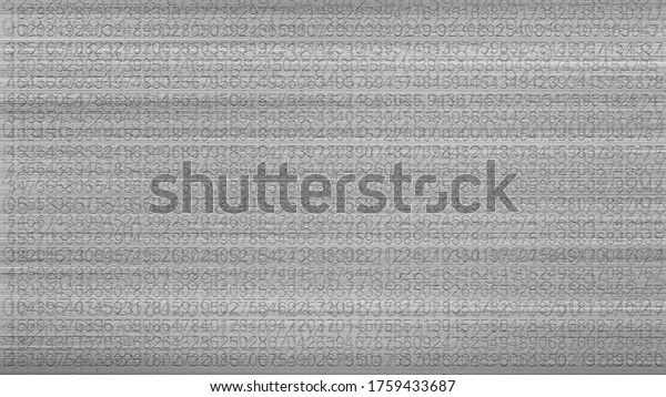 Numbering Pattern Texture Background Wallpaper Stock Illustration ...