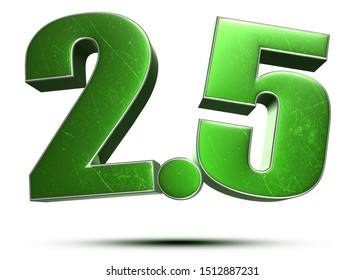 Numbers 25 Green 3d Rendering On Stock Illustration 1512887231