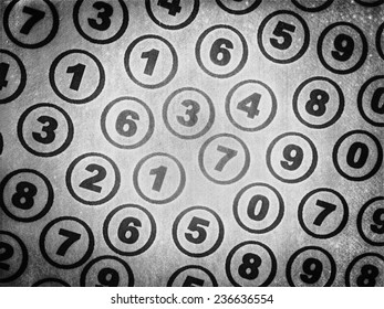Numbers Frame Stock Vector (Royalty Free) 149188508