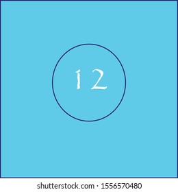 Numbers Blue Background Image Stock Illustration 1556570480 | Shutterstock