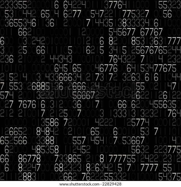 Numbers Texture Seamless Stock Illustration 22829428 | Shutterstock