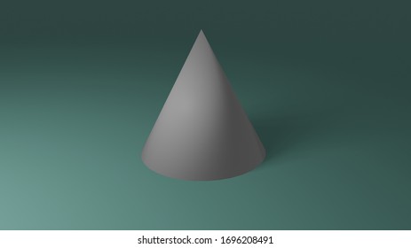 Object Cone Isolated White Shape Background Stock Illustration ...