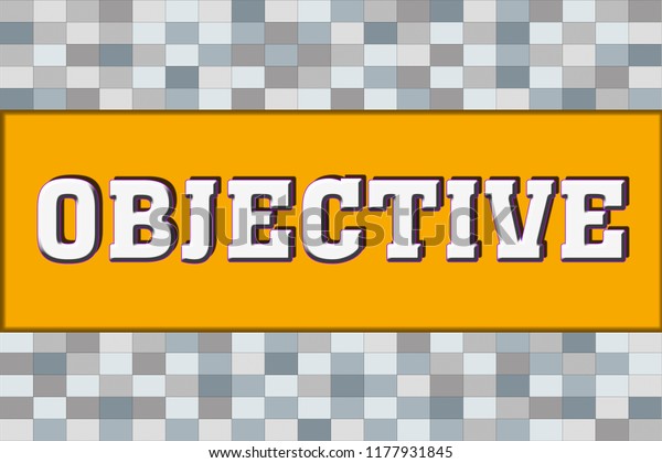 Objective Logo Banner Stock Illustration 1177931845 | Shutterstock