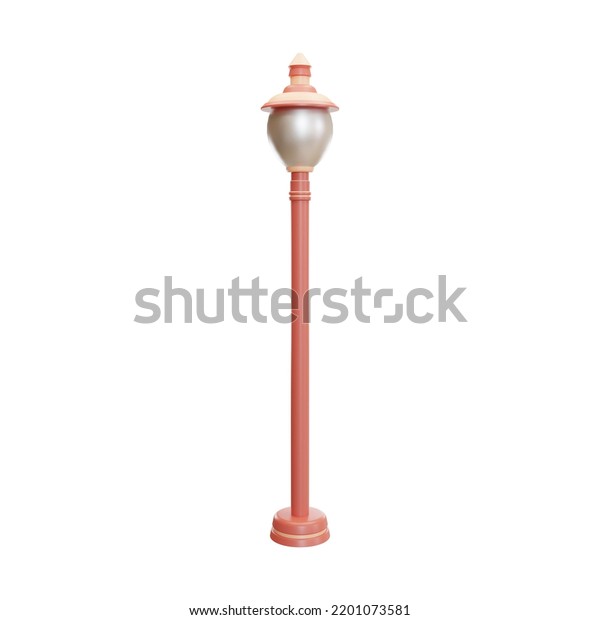 Objects Background Street Light Illustration 3d Stock Illustration ...