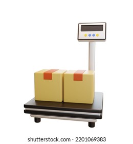 Objects Background Weight Scale Illustration 3d Stock Illustration ...