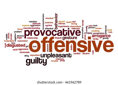 Offensive Word Cloud Stock Illustration 461962789 | Shutterstock