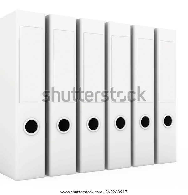 Office Blank Folder Template Isolated On 스톡 일러스트 262968917 | Shutterstock