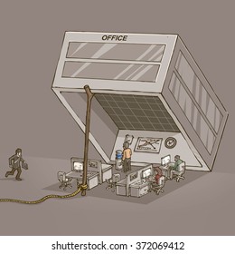 Office Trap Stock Illustration 372069412 | Shutterstock