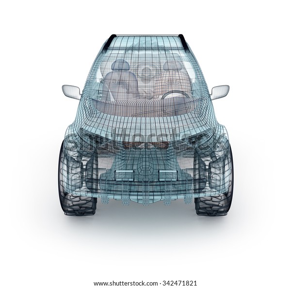 Offroad Car Design Wire Model My 库存插图 342471821 | Shutterstock