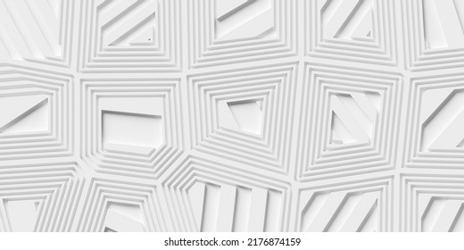 Offset White Organic Distorted Rectangle Shapes Stock Illustration ...