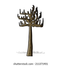 Old Bare Tree Cartoon Stock Vector (Royalty Free) 211321537