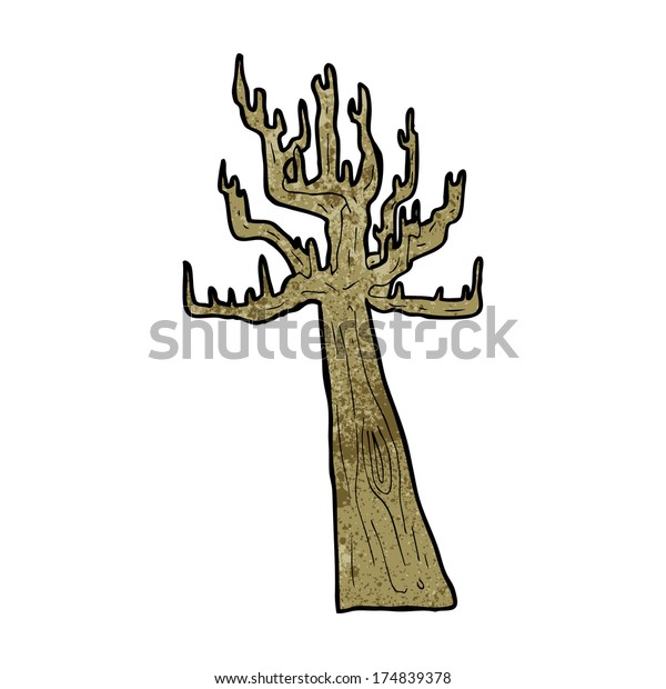 Old Bare Tree Cartoon Stock Illustration 174839378 | Shutterstock