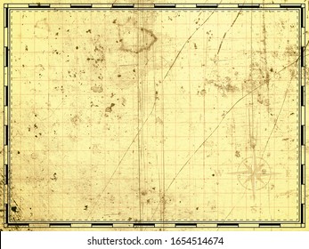 Old Blank Map Background Blank Sky Stock Illustration 1654514674 ...