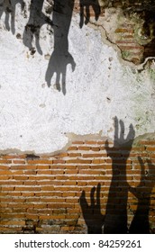 Old Brick Wall Texture Background Halloween Stock Illustration 84259261 ...