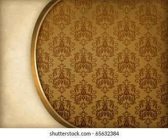 Old Brown Wallpaper Stock Illustration 65632384 | Shutterstock