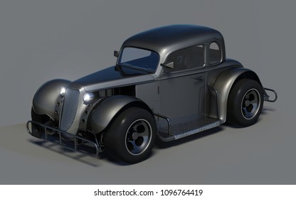 Old Ford Model 1934 Modified Into Stock Illustration 1096764419 ...