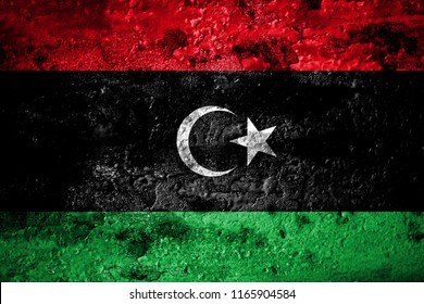 Old Grunge Libya Background Flag Stock Illustration 1165904584 ...