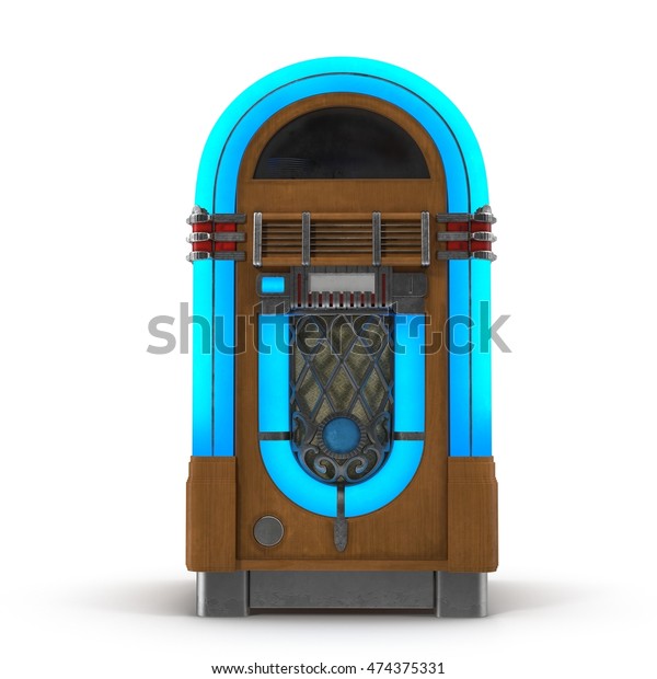 Old Jukebox Music Player Isolated On Stock Illustration 474375331 ... Old Jukebox Music Player Isolated On Stock Illustration 474375331 ...
