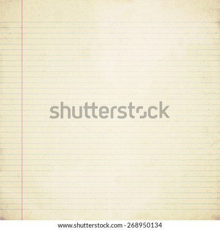 Old Lined Paper Stock Illustration 268950134 - Shutterstock