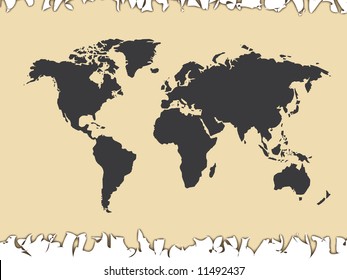 Old Map Stock Illustration 11492437 | Shutterstock