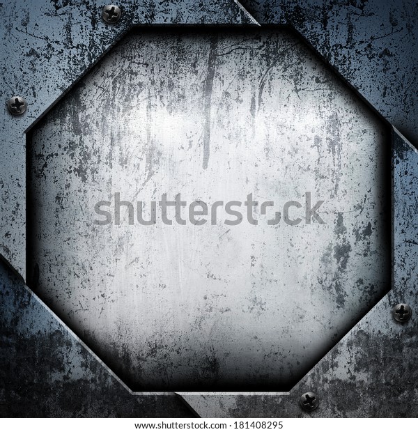 Old Metal Octagon Pattern Stock Illustration 181408295