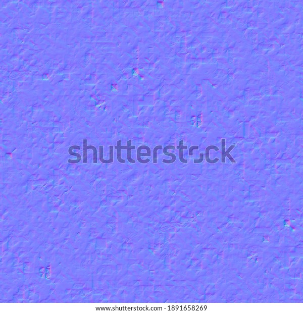 Old Tile Texture Seamless Normal Map Stock Illustration 1891658269