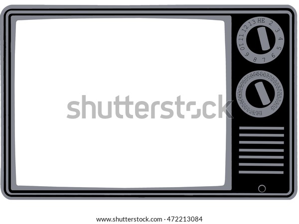 Old Tv Frame Stock Illustration 472213084 | Shutterstock