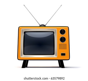 Old Tv This 3d Render Illustration 스톡 일러스트 63579892 | Shutterstock
