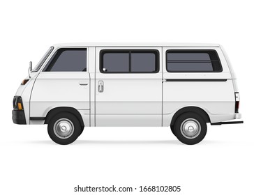 Delivery Van Isolated Side View 3d Stock Illustration 1572577903 ...