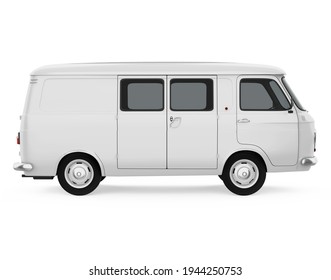 Old Van Isolated Side View 3d Stock Illustration 1944250753 | Shutterstock