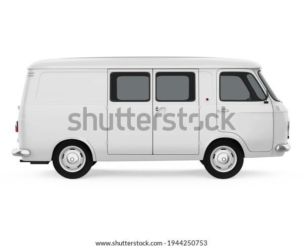 Old Van Isolated Side View 3d Stock Illustration 1944250753 | Shutterstock