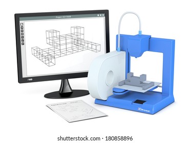 690 3d printer sketch Images, Stock Photos & Vectors | Shutterstock