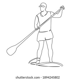 One Continuous Single Drawing Line Art Stock Illustration 1894245802 ...