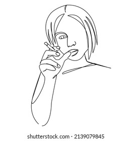 One Continuous Single Drawing Line Art Stock Illustration 2139079845 ...