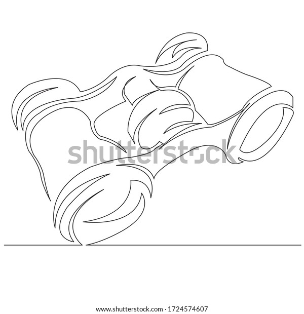 One Continuous Single Drawn Line Art Stock Illustration 1724574607 ...
