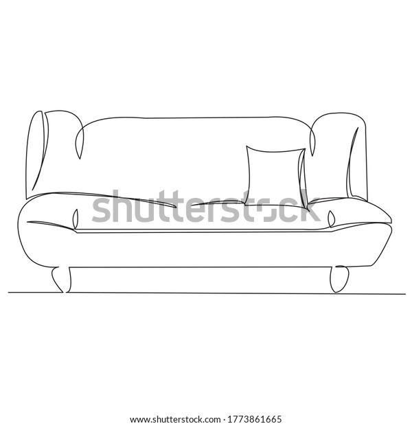 One Continuous Single Drawn Line Art Stock Illustration 1773861665 ...