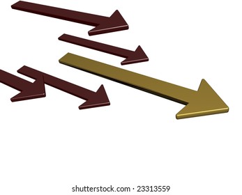 3d Rendering Breakthrough White Background Stock Illustration ...