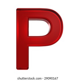 One Letter Ruby Alphabet Set Isolated: стоковая иллюстрация, 29090167 ...
