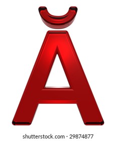One Letter Ruby Alphabet Set Isolated Stock Illustration 29874877 ...