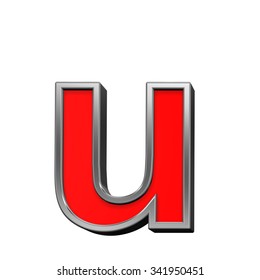 One Lower Case Letter Red Gray Stock Illustration 520451245 | Shutterstock