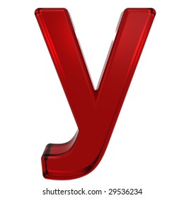 One Lower Case Letter Ruby Alphabet Stock Illustration 29536234